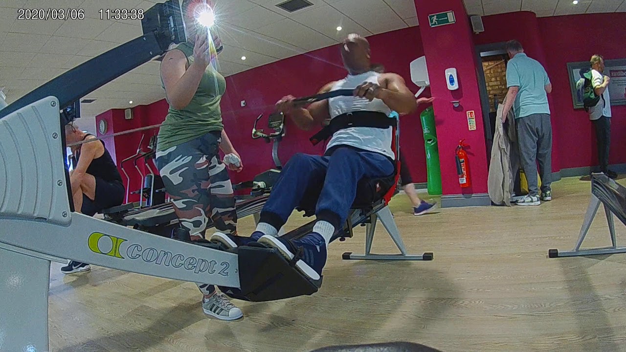 2000m ergo machine work out part i - YouTube