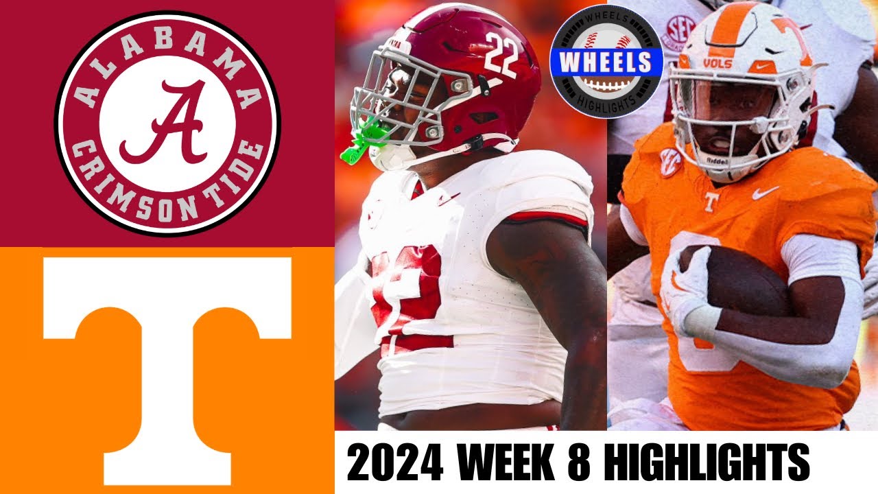 #7 Alabama vs #11 Tennessee | Full Game Highlights | 2024 College ...