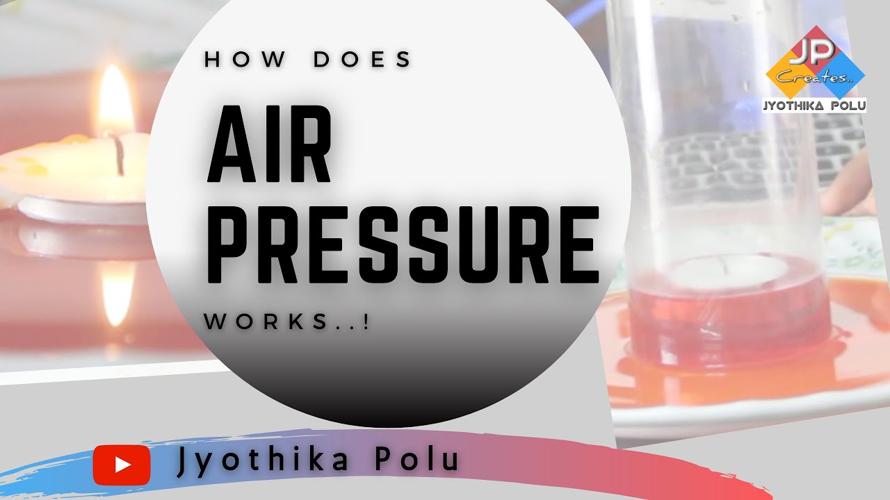 How does air pressure works| with water | science experiment | for kids ...