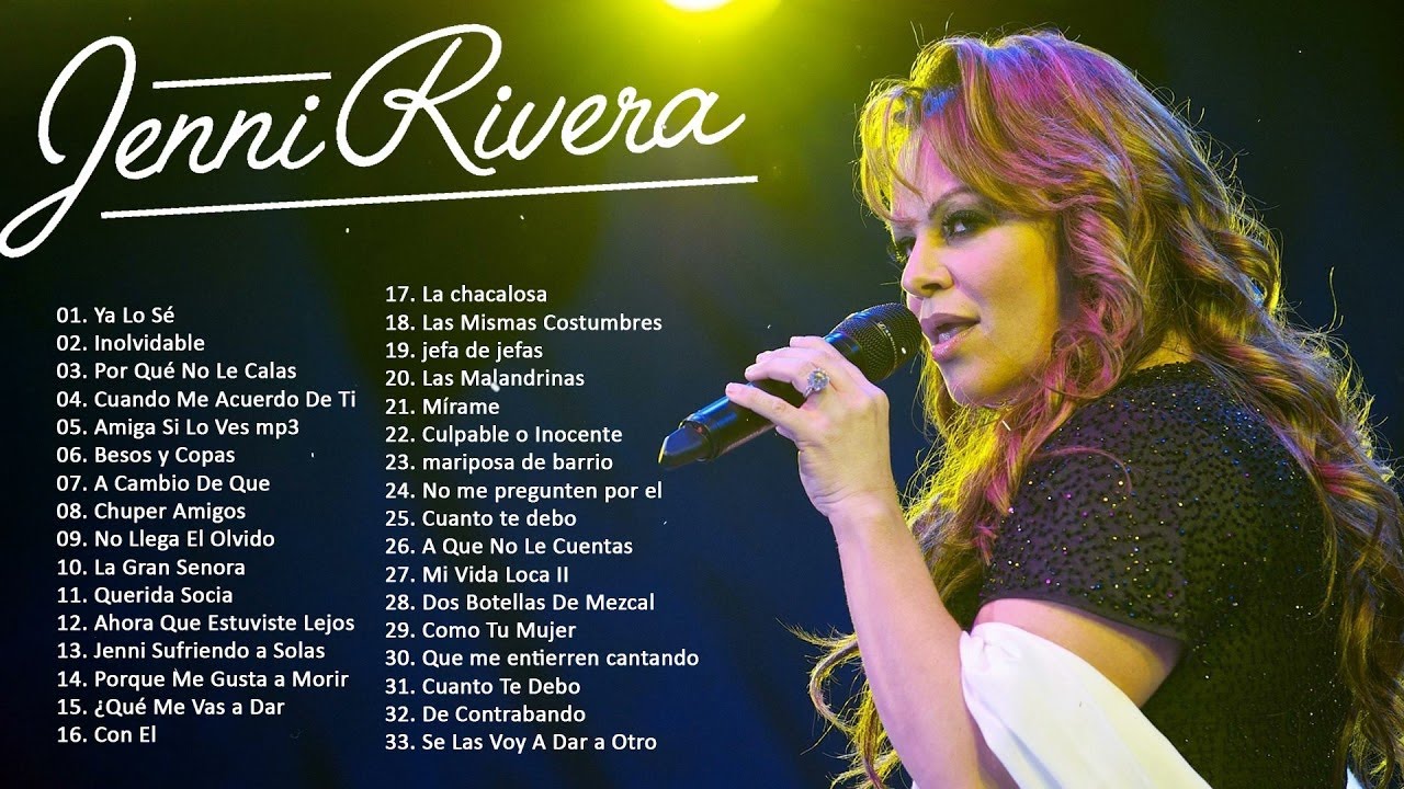 JENNI RIVERA SUS MEJORES EXITOS (30 GRANDES EXITOS) - JENNI RIVERA ...