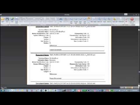 S1000D Report w R4i Data Module Manager - YouTube