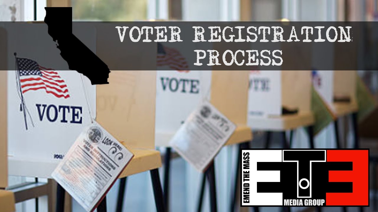 California Voter Registration Process - Sign Up!!!!!!!!!!!! - YouTube