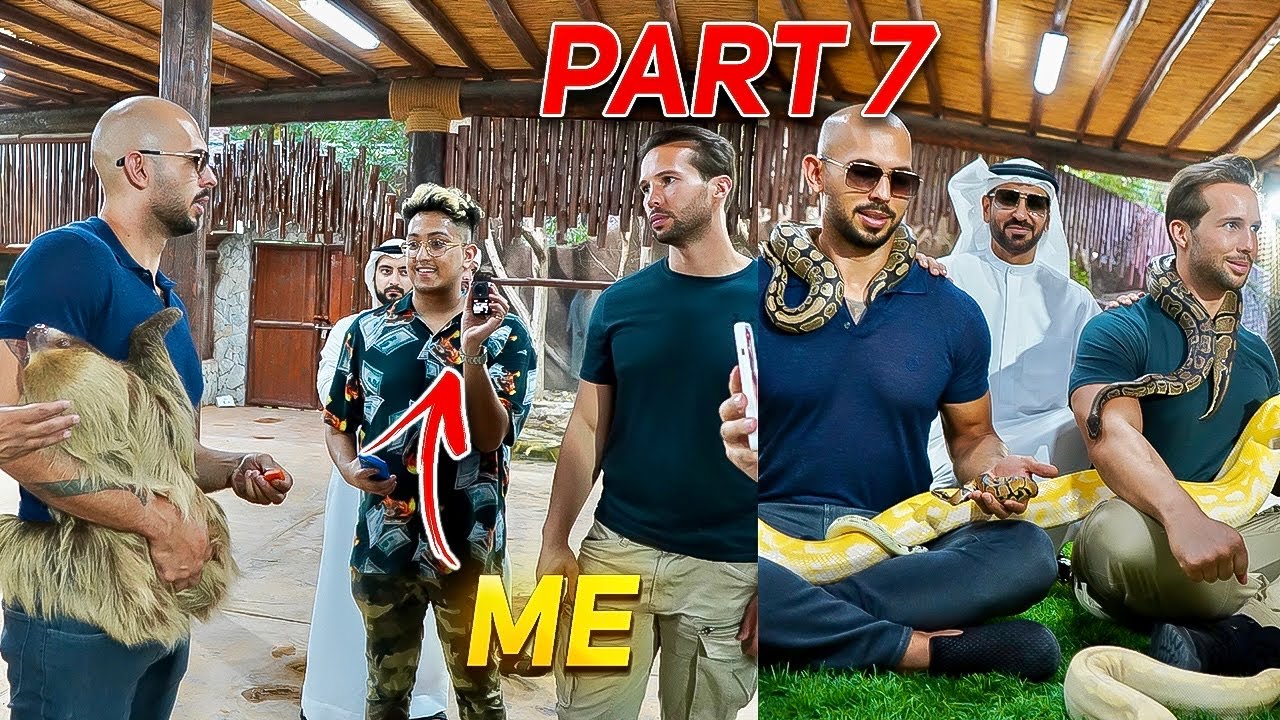 Andrew Tate Private Dubai Zoo Tour ! (UNCUT) PART 7 - YouTube