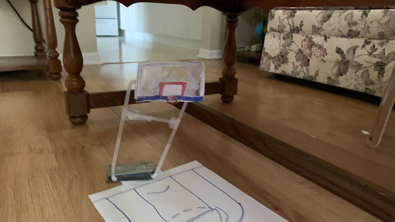 Tutorial of how to make the tiniest basketball net in the whole world ...