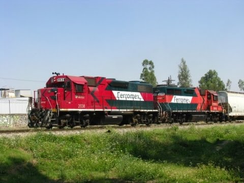 Ferromex GP38's 2038 2015 Patiero de Las Juntas y Camion HR Arrastrando ...
