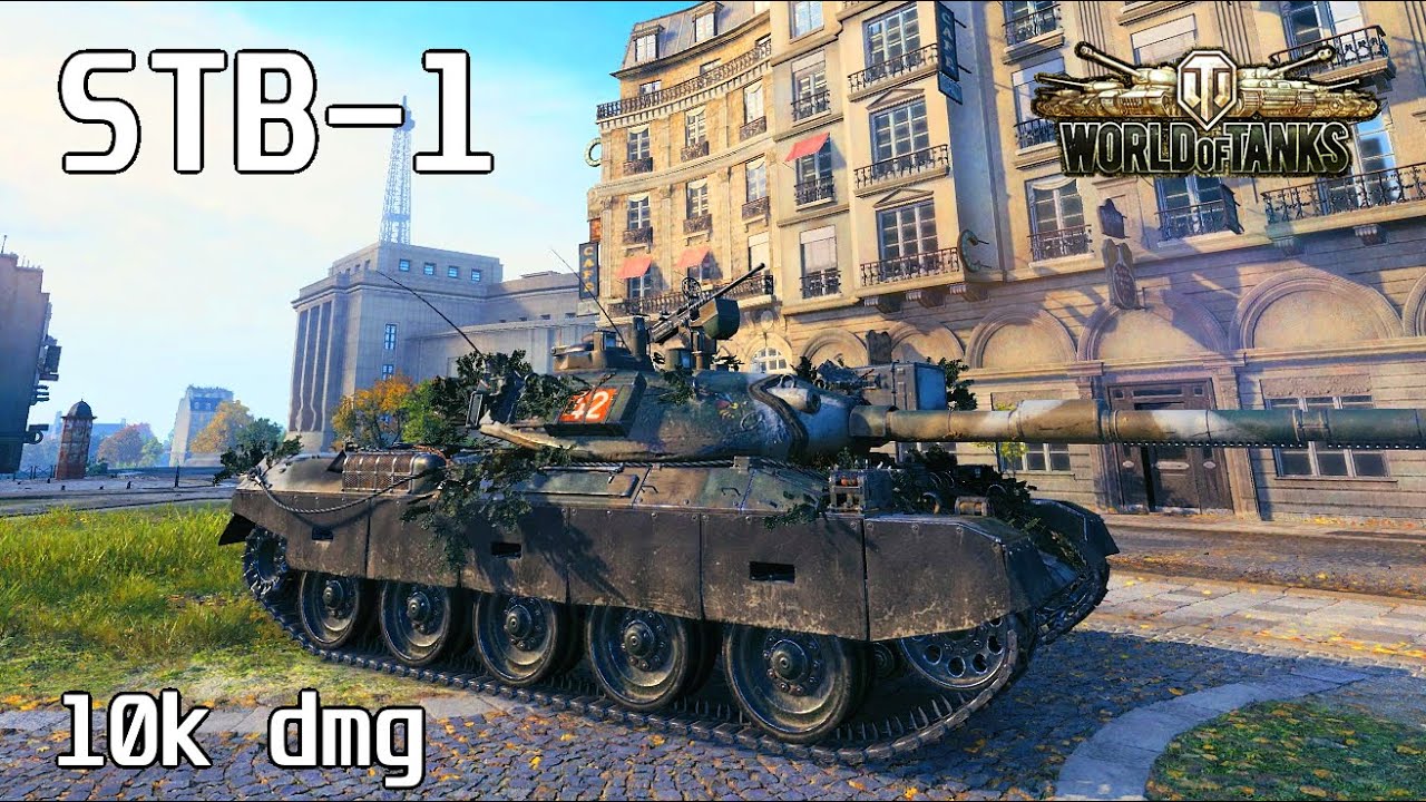 STB-1, 10K Damage, 7 Kills, Paris - World of Tanks - YouTube