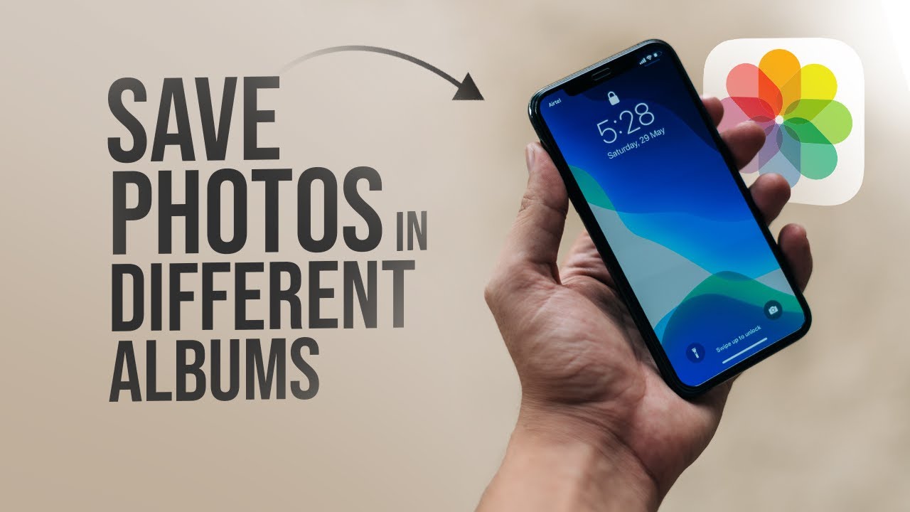 How to Save Photos in Different Albums on iPhone (tutorial) - YouTube
