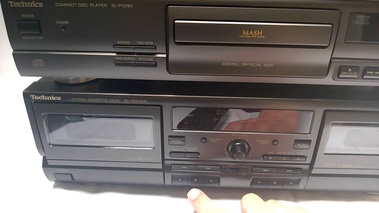 Technics SA-EX140, SL-OG390 and RS-TR373M2 - YouTube