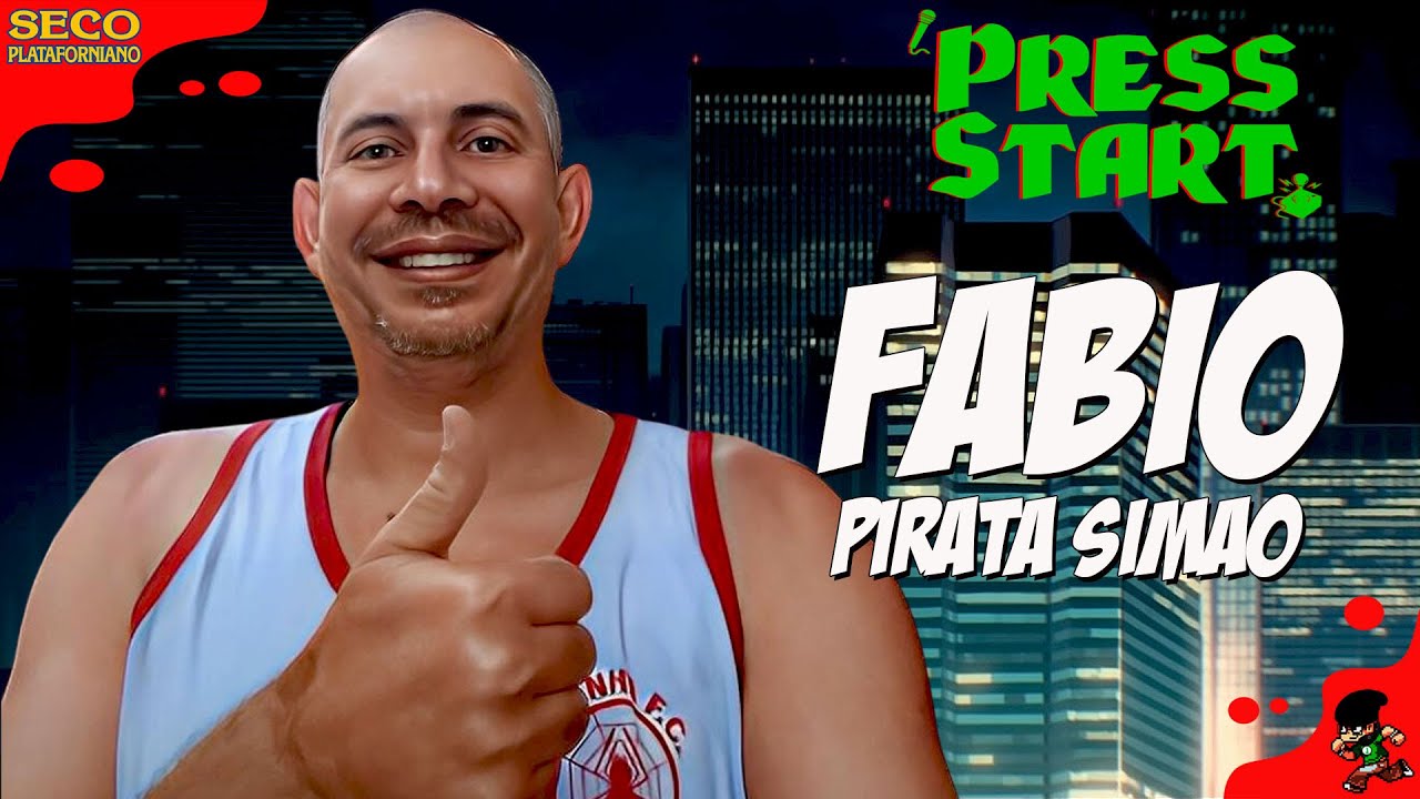 PRESS START #63 com Fábio Simão do canal Pirata Simão / bate papo ...