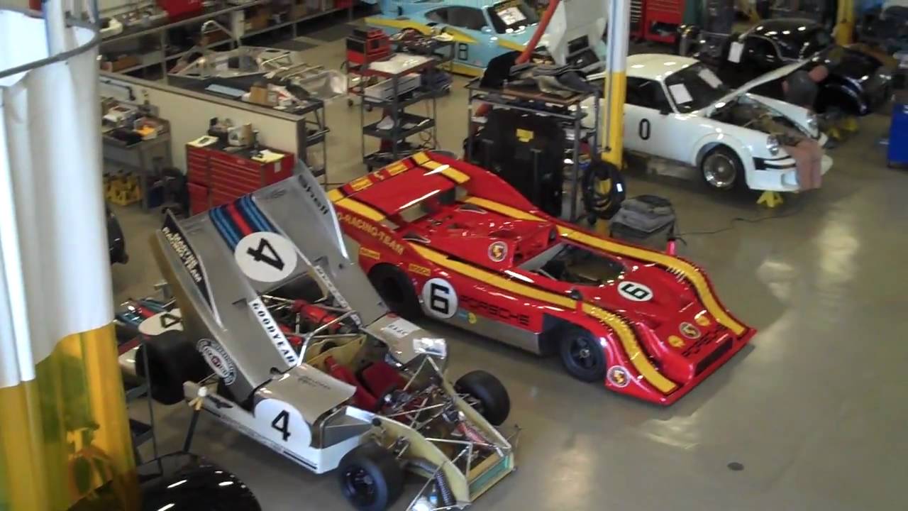 Canepa Design Workshop readying for 2009 Monterey Historics Week - YouTube