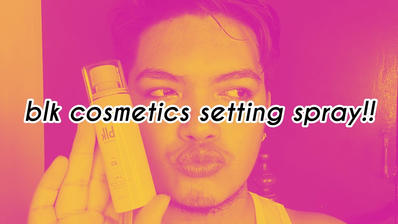 blk cosmetics 3 in 1 setting spray w some ebas vlog - YouTube