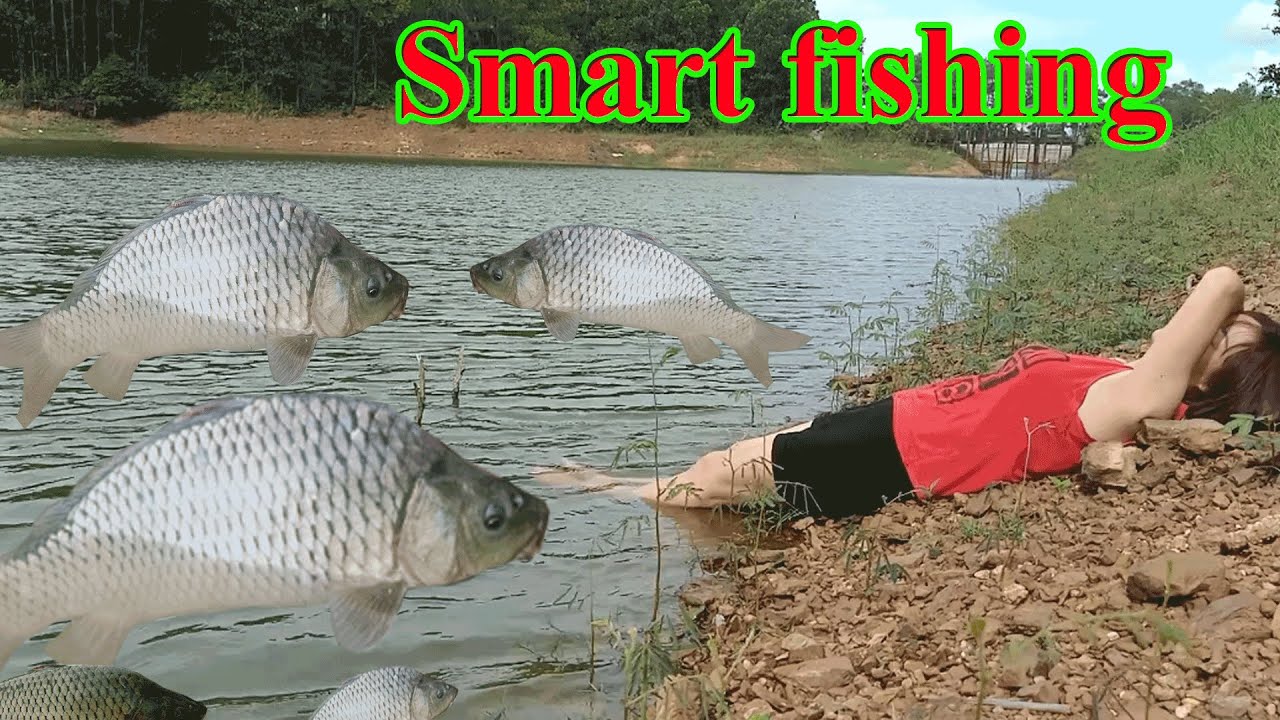 Amazing Catch Fish: Hot girl catches fish and makes delicious |My ...
