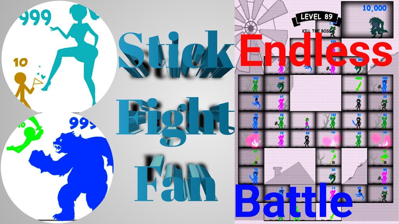 Stick Fight Endless Battle Mobile Game || Level 89 Stickman Defense ios ...