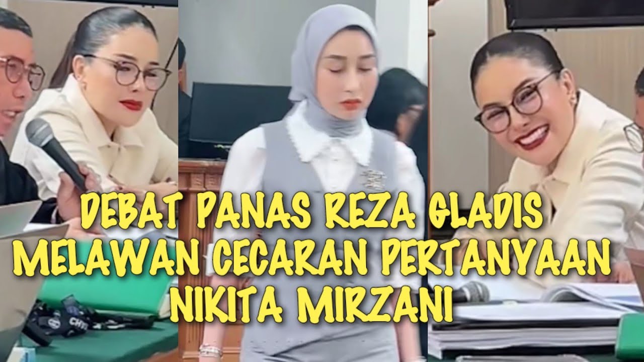 MELEDAK√√ DEBAT PANAS REZA GLADIS BANTAH CECARAN PERTANYAAN DARI NIKITA ...