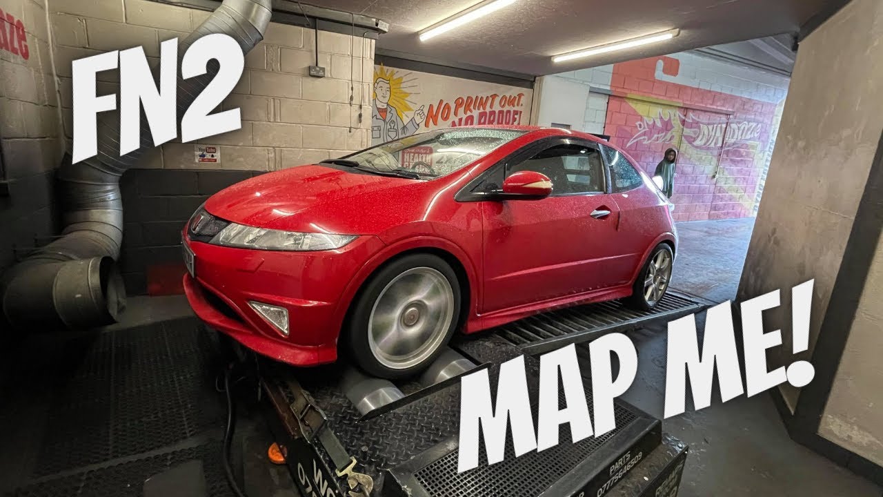 Modified Honda Civic Fn2 Type R is ready for tuning - YouTube