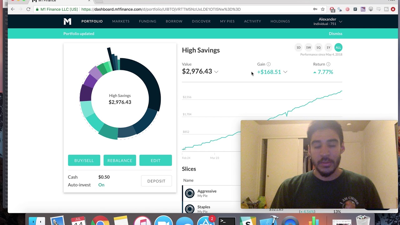 $3,000 M1 Finance Account; +$168 in 2 MONTHS - YouTube