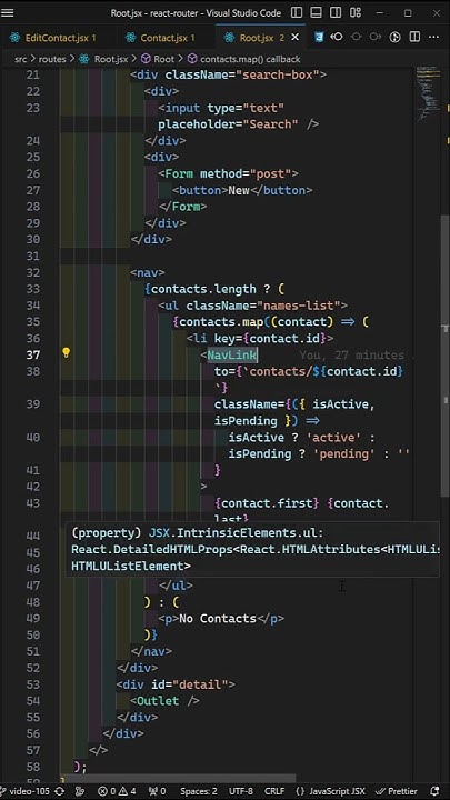 Navlink Apply Active And Pending Class In React Router V6 React18 Youtube