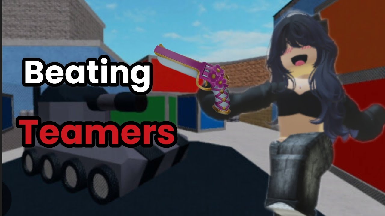 Beating Teamers in Roblox Murder Mystery 2! *mm2 gameplay* - YouTube