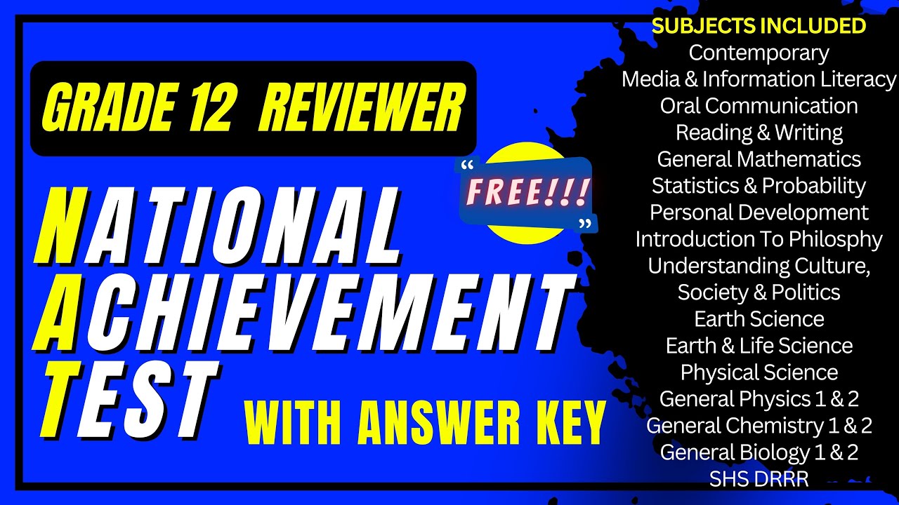 DepEd NAT Reviewer With Answer Key For SY 2022 2023 YouTube
