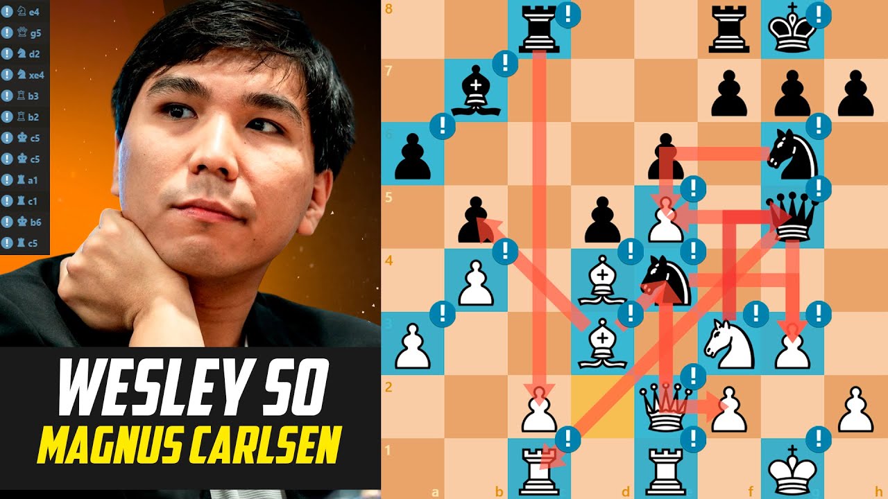 Fantastic game: Wesley So *CRUSHED* Magnus Carlsen with 9 Great Moves ...