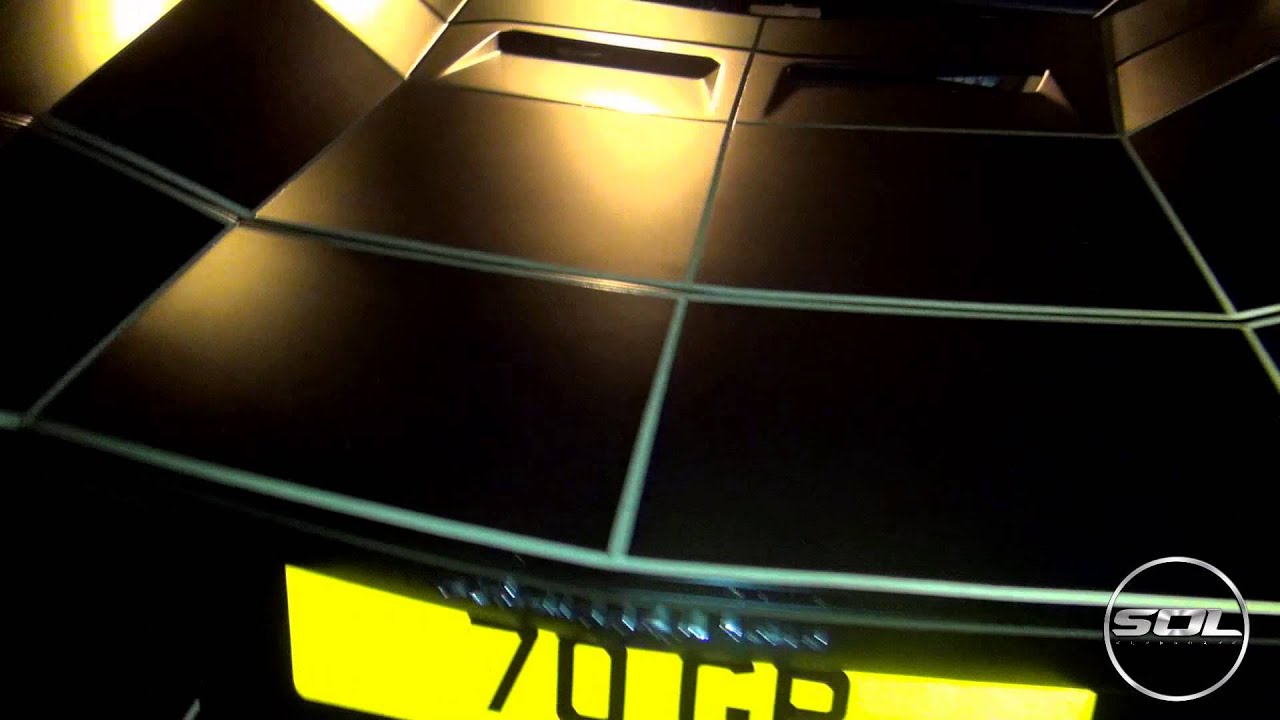 Glow in the Dark Lamborghini Aventador!! - YouTube