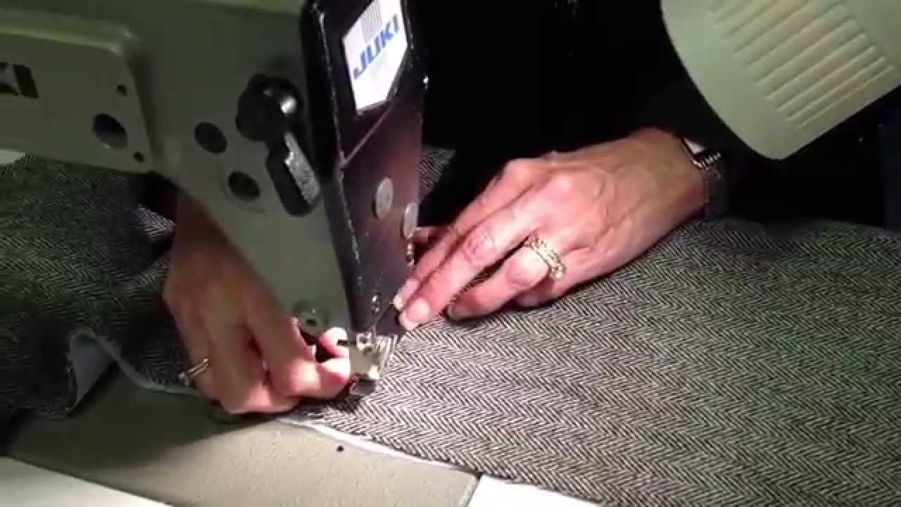 Applying Besom pocket - YouTube