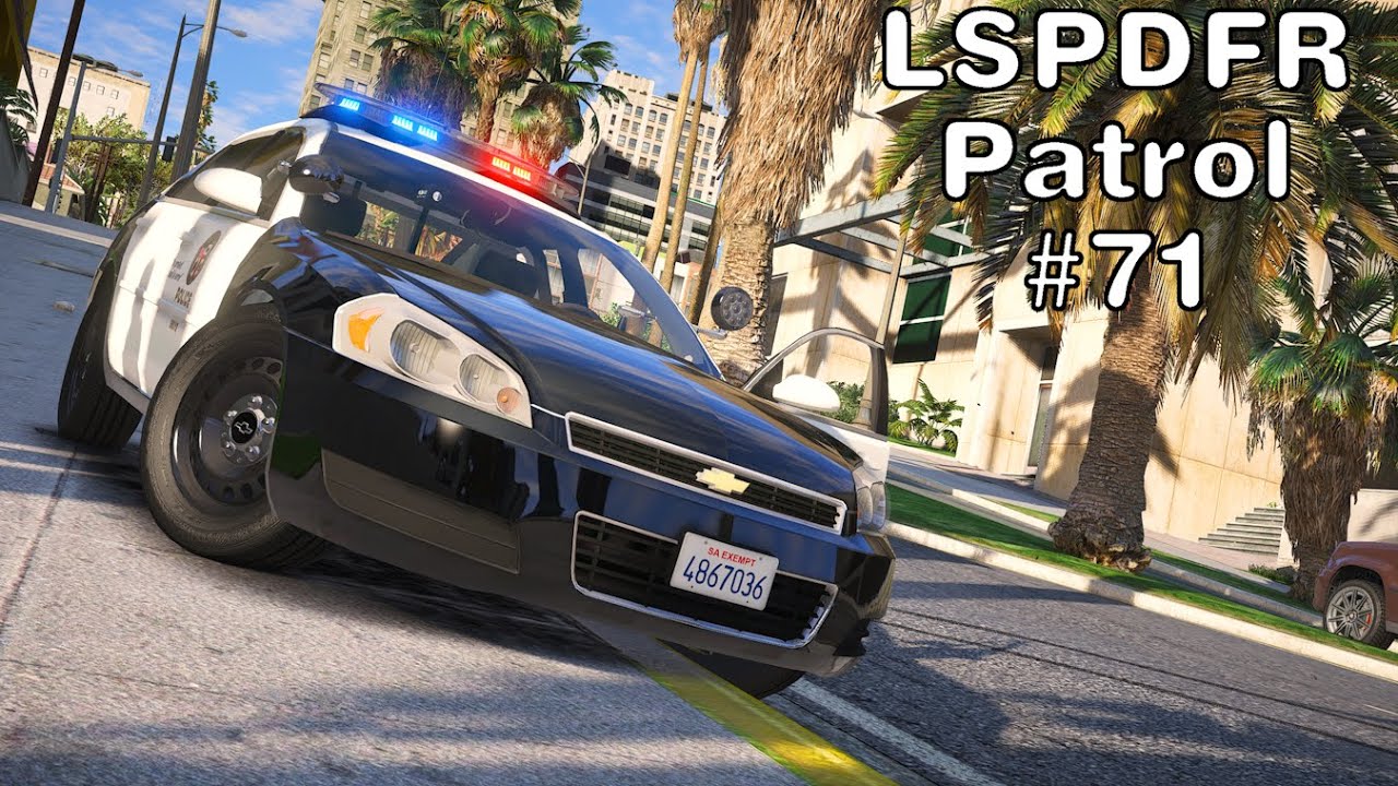 GTA 5 LSPDFR - Patrol #71 (LAPD/LSPD) - Deputy's Cruiser thrown into ...
