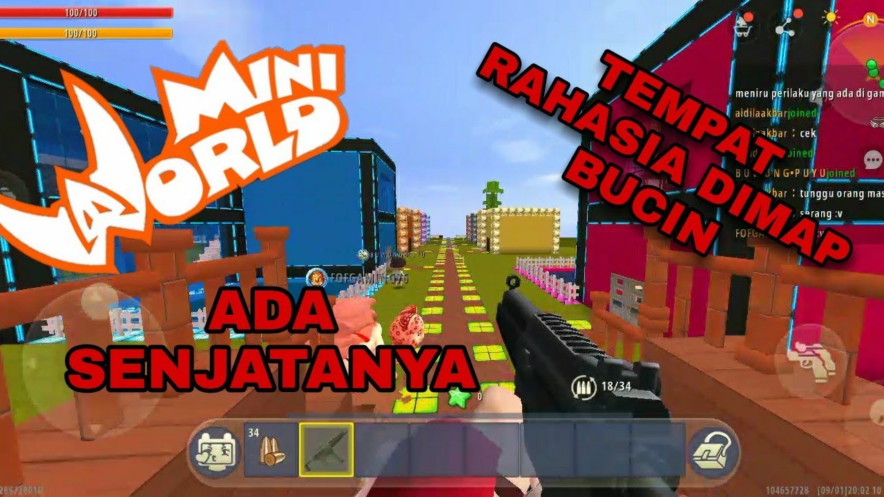 TEMPAT RAHASIA DI MAP BUCIN - MINI WORLD BLOCK ART INDONESIA - YouTube
