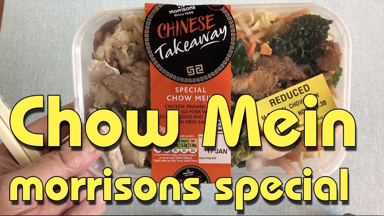 Morrisons Chinese Takeaway Special Chow Mein - YouTube