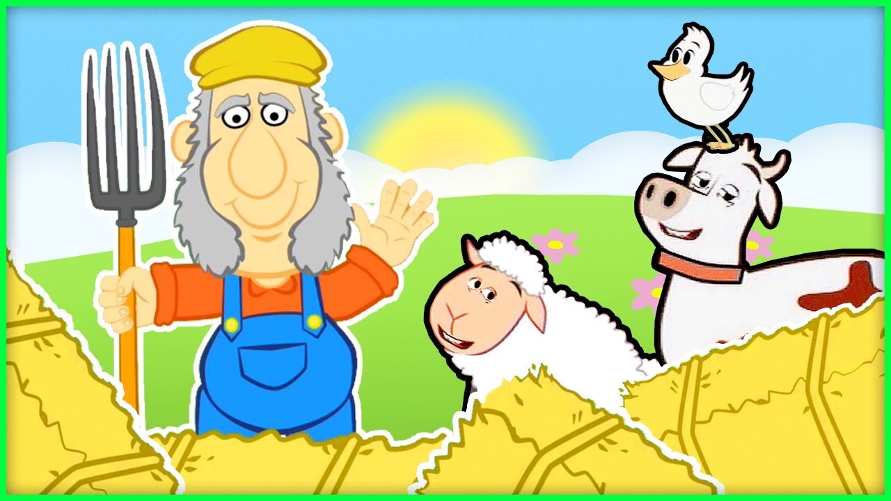 Old MacDonald Had A Farm | Classic Nursery Rhyme Sing-along with Lyrics ...