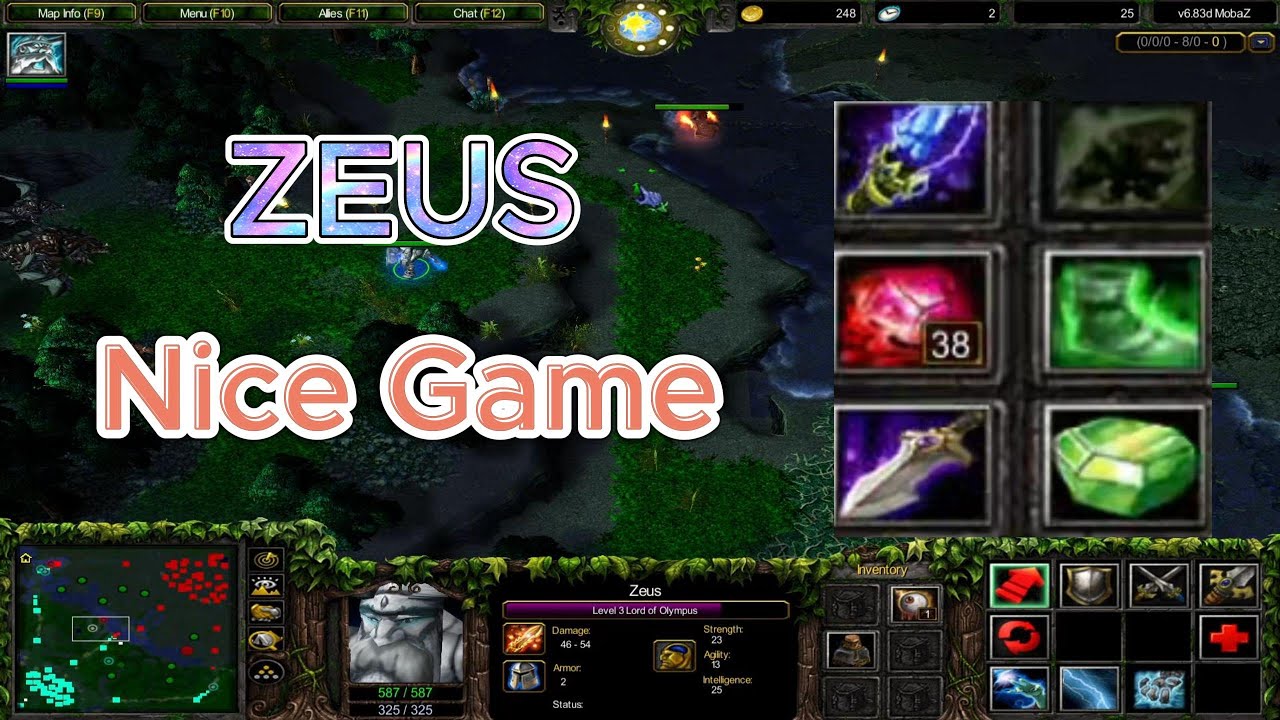 Dota l Zeus Nice Game - YouTube