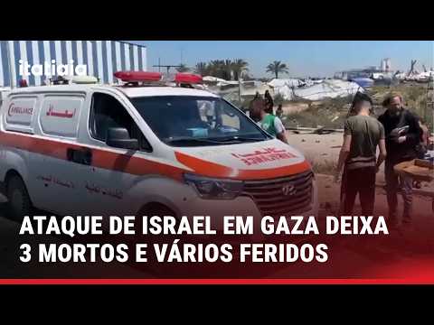 ATAQUE ISRAELENSE CONTRA VEÍCULO NO CENTRO DE GAZA MATA 3 PESSOAS E DEIXA VÁRIOS FERIDOS