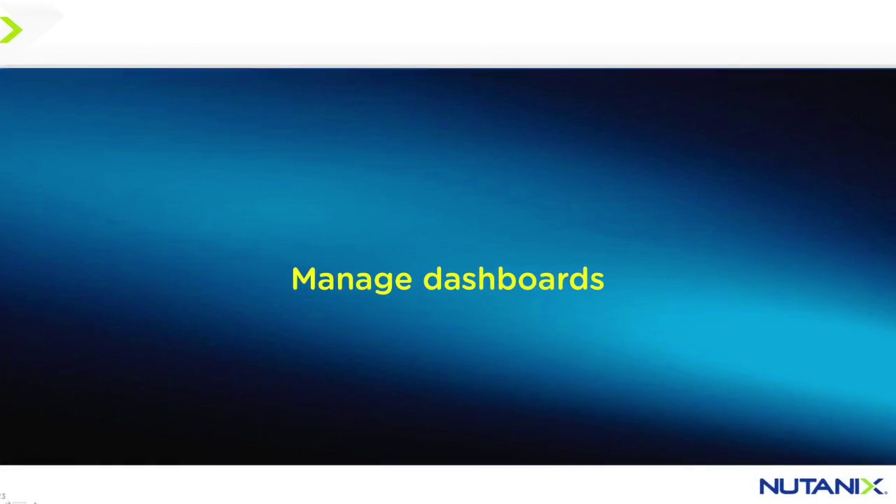 How to Customize a Dashboard in Nutanix Prism - YouTube
