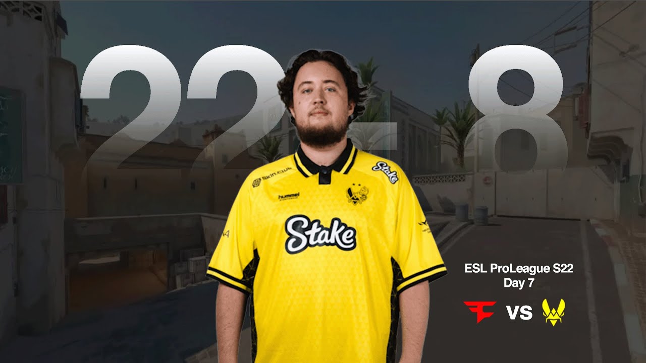 Zywoo (22-8) || Faze (8) vs Vitality (13) || ESL Pro League S22 - YouTube