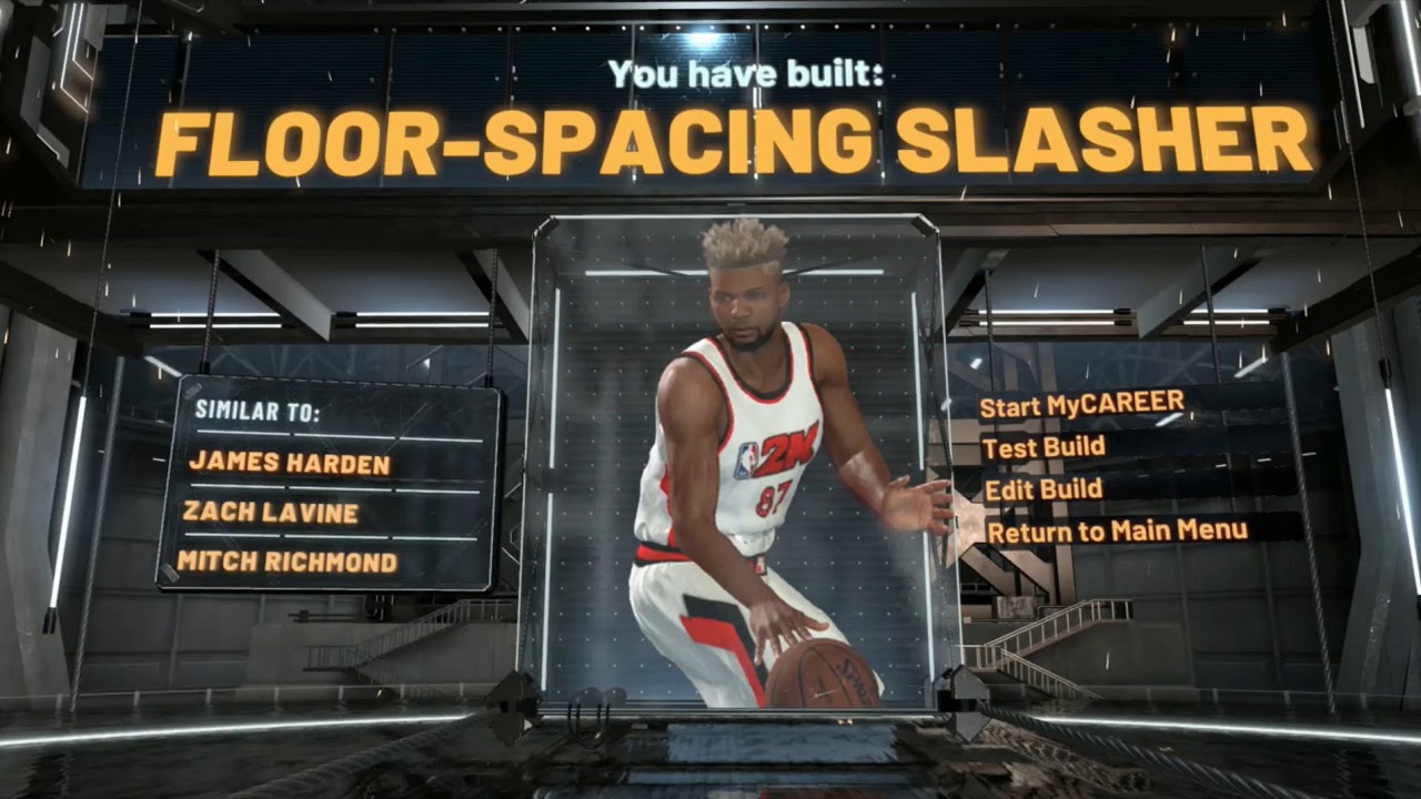 NBA 2K20 - *RARE BUILD* HOW TO MAKE THE FLOOR SPACING SLASHER - YouTube