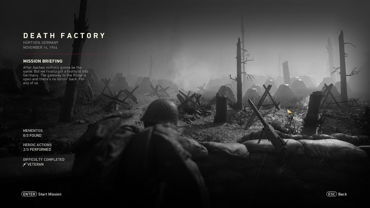 Call of Duty WWII Death Factory Mission 7 - YouTube