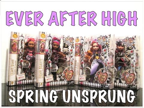 EVER AFTER HIGH SPRING UNSPRUNG DOLLS