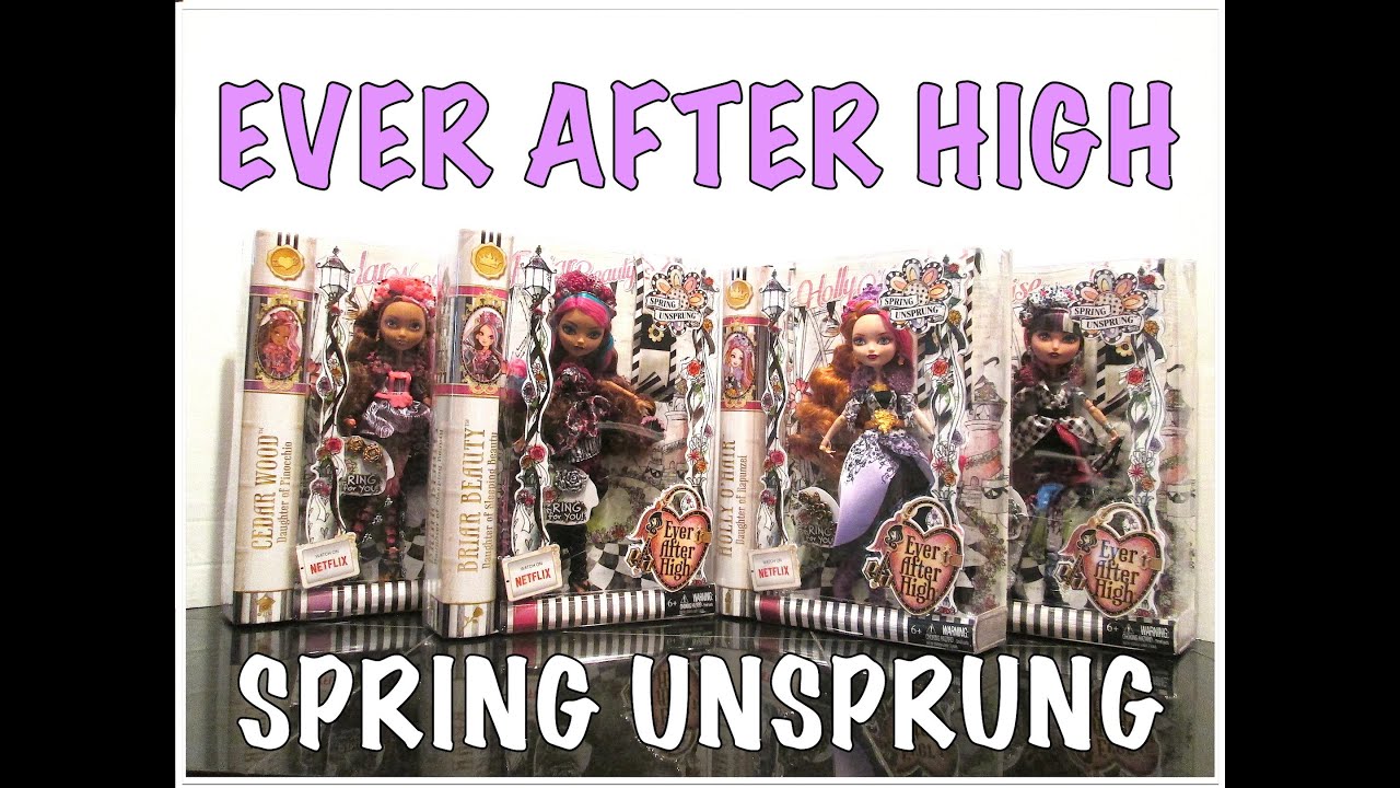 EVER AFTER HIGH SPRING UNSPRUNG DOLLS - YouTube