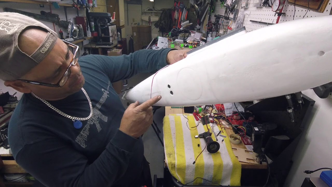 MFD Mini Crosswind build and laminate , maiden flight - YouTube