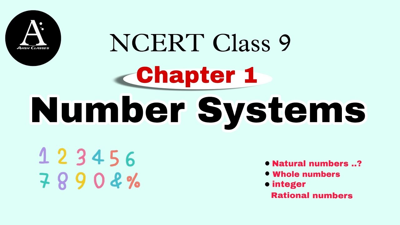 Class 9 ncert MATHS chapter 1(NUMBER SYSTEM)PART 1 - YouTube