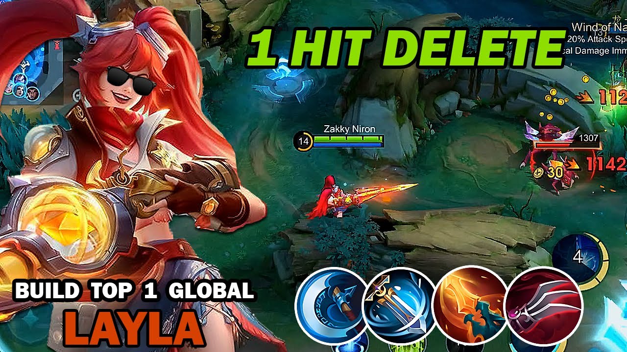 WHEN LAYLA USED NEEDLE DEATH SENTENCE BUILD IN SOLO RANK!! (auto delete ...