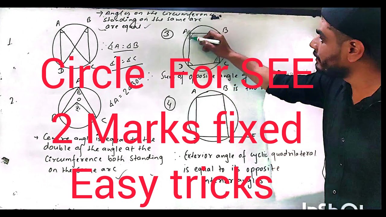SEE - Model question -circle ||Top short question Solutions Class 10 C ...