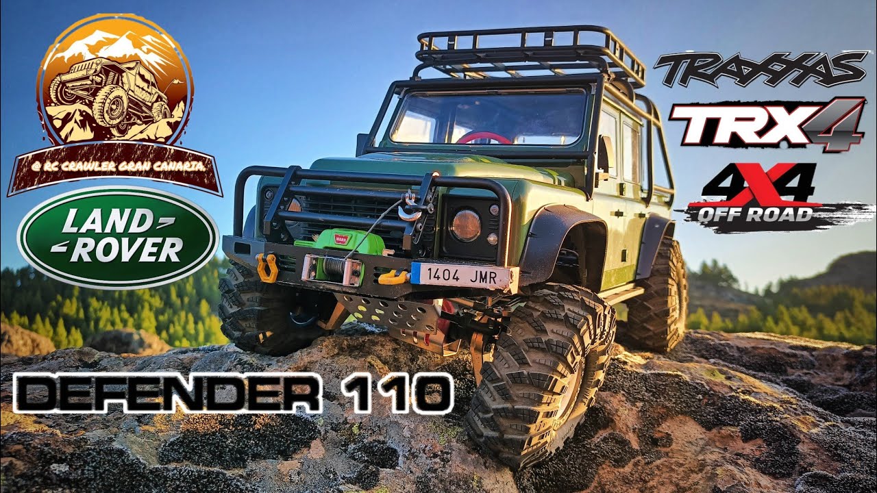 Ruta Cumbre De Gran Canaria🇮🇨 Land Rover Defender d110 pick up Traxxas trx4, España🇪🇦. #crawler# ...