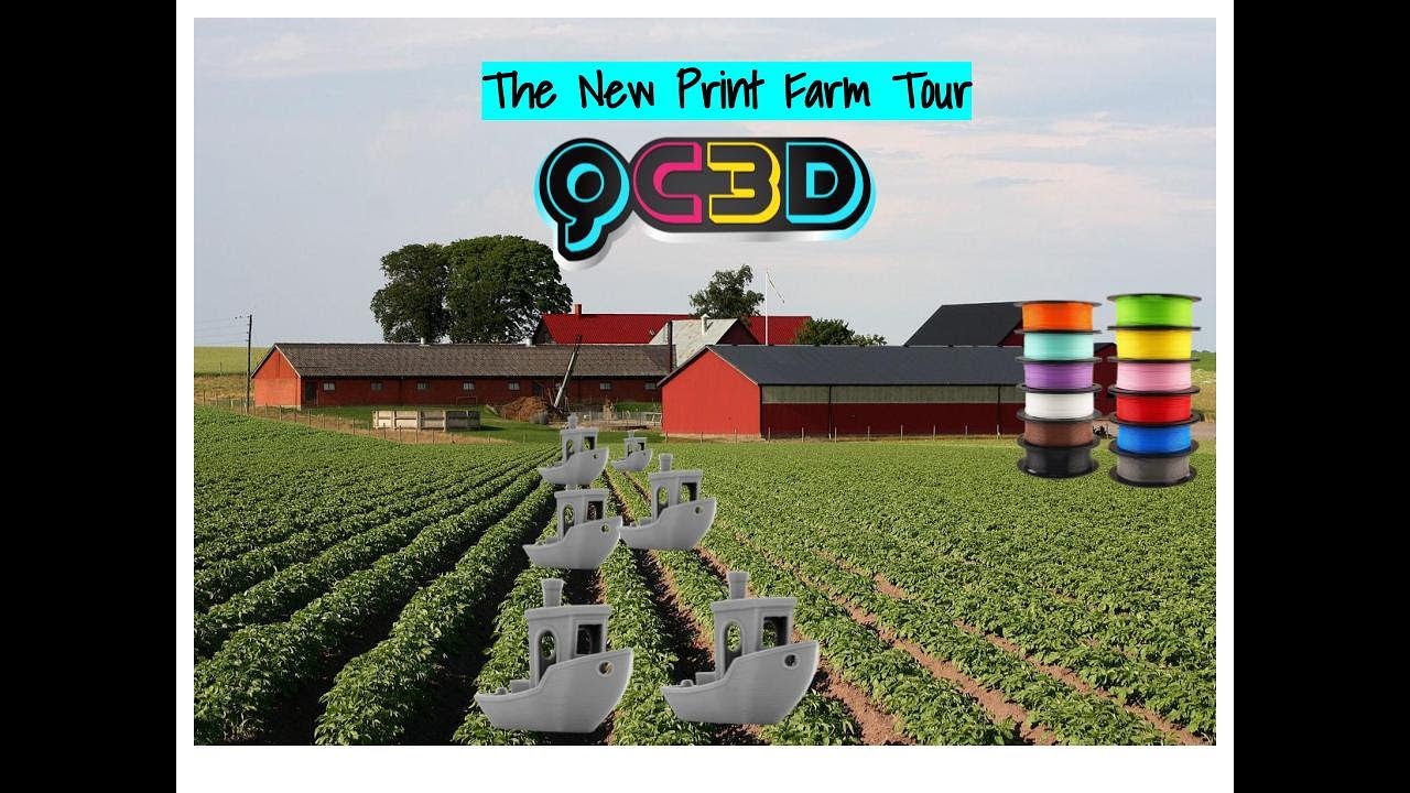 New 3D Print Farm Tour - YouTube