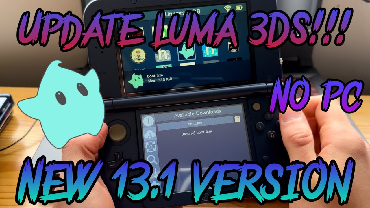 HOW TO UPDATE LUMA3DS TO LATEST VERSION! (NO PC!) - YouTube