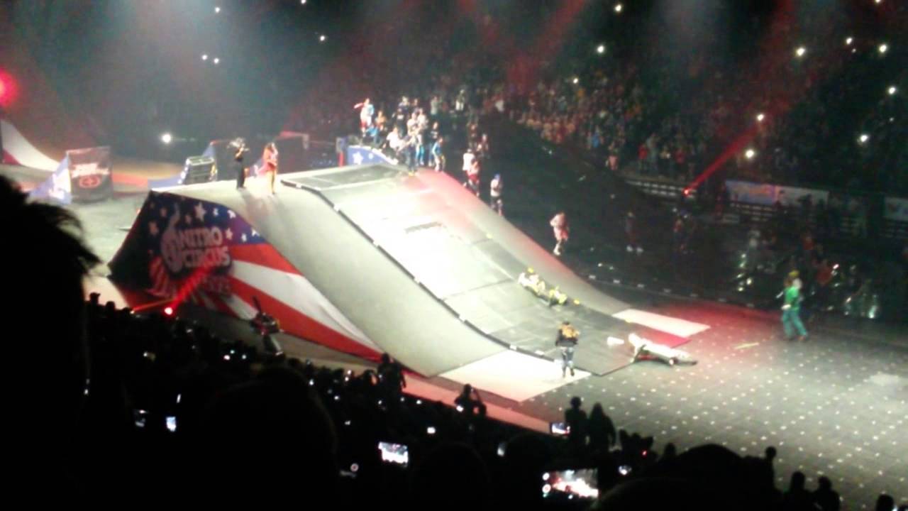 Bruce Cook Double Front Flip Attempt: Nitro Circus, Hamilton (Canada ...