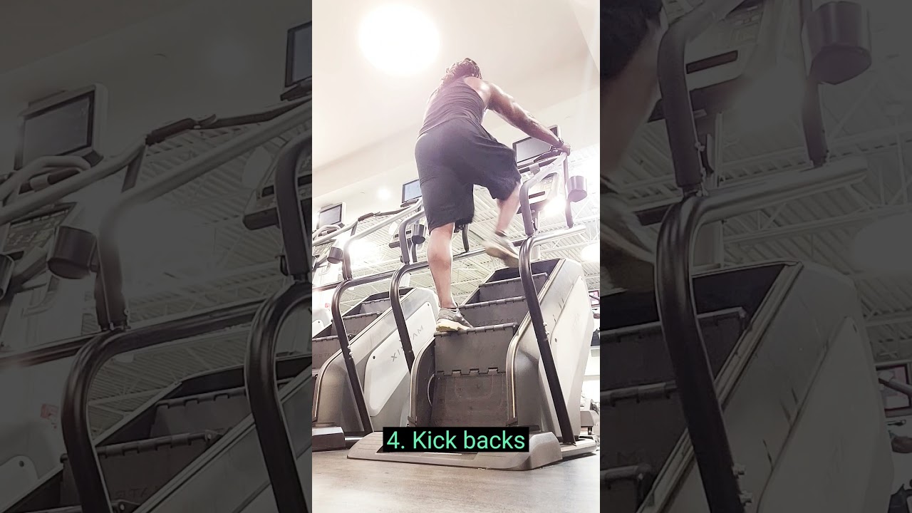 Stair climber Moves that will build Your Booty| Gym Workout - YouTube