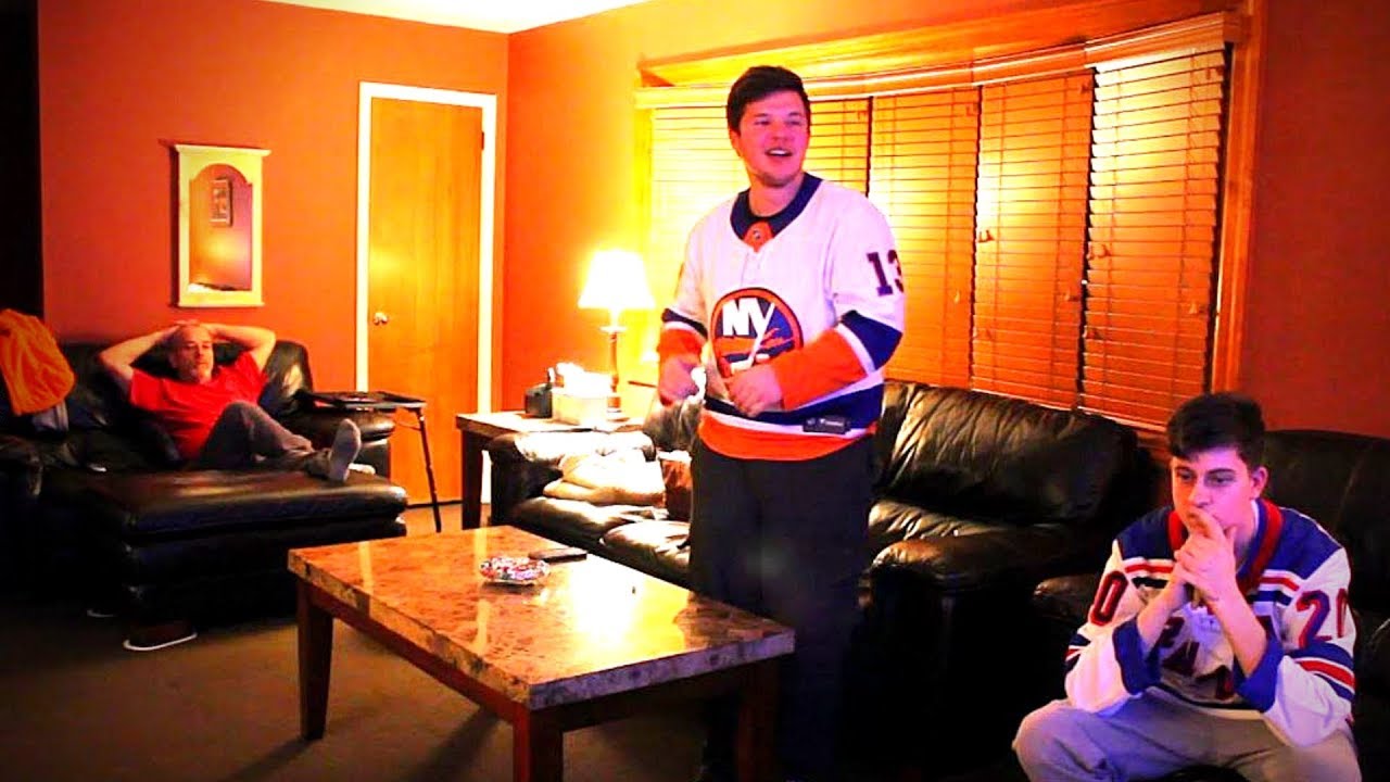 Rangers Fan Reaction - Islanders 4 Rangers 3 - YouTube