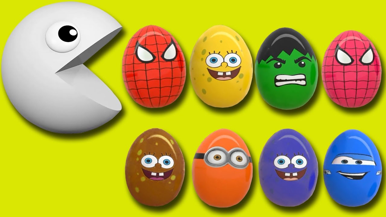 Learn Colors with Surprise Eggs for Children, Toddlers - Learn Sizes ...