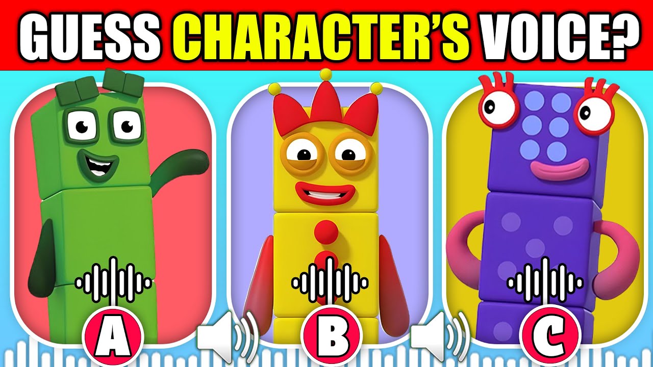 🔊Can You Guess the Numberblocks Characters by Their Voice! | One, Two ...